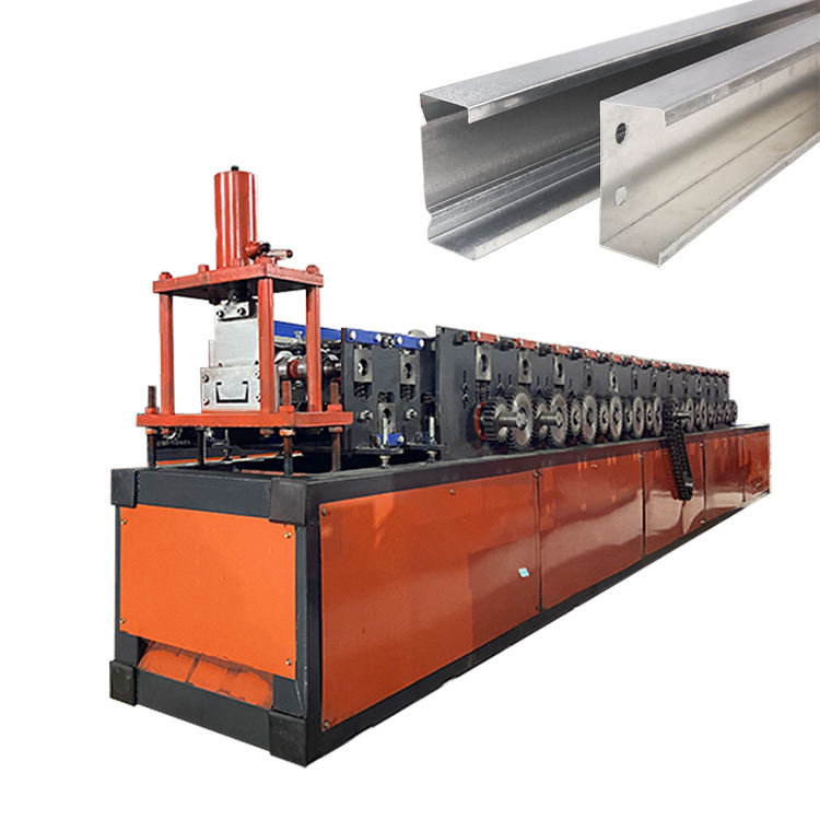 Automatic Steel Frame C Purlin Roll Forming Machine For Steel C U Z ...